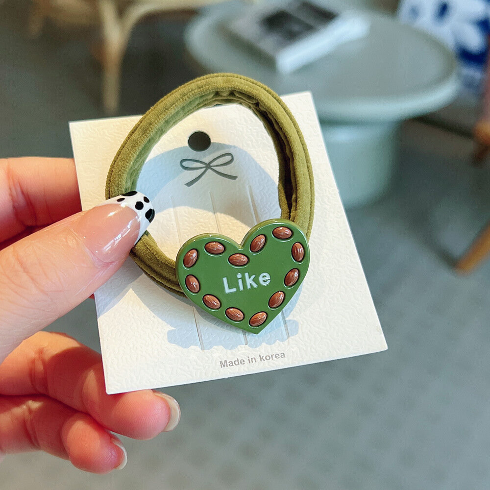 Кольцо для волос "Майяр", цвет A076-1, зеленый