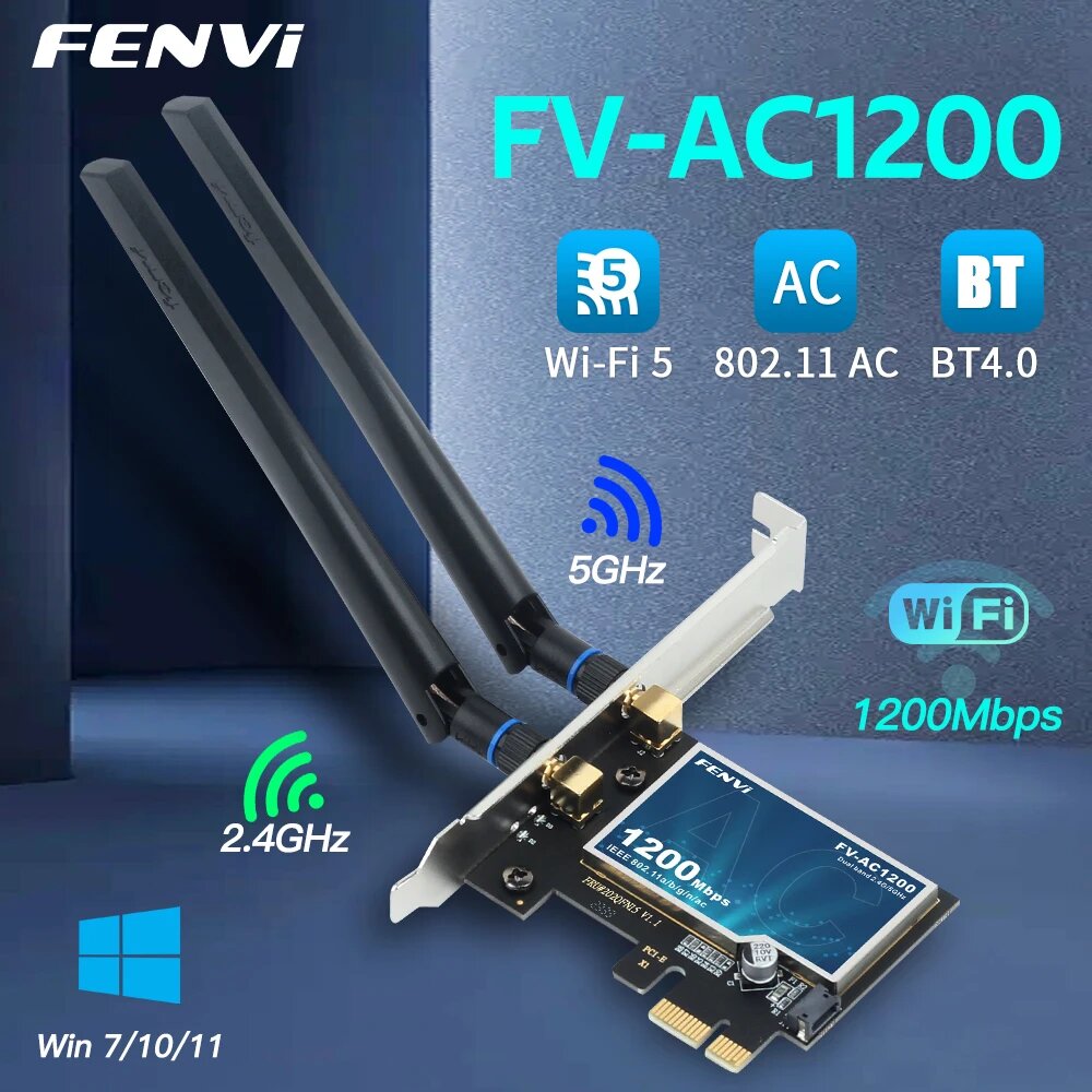 FENVI FV-AC1200 Беспроводной адаптер Wi-Fi