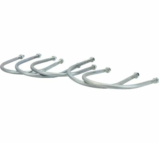 Болт U-образный оцинкованный хомут Gigant 8", М16, 5 шт. G/1/60