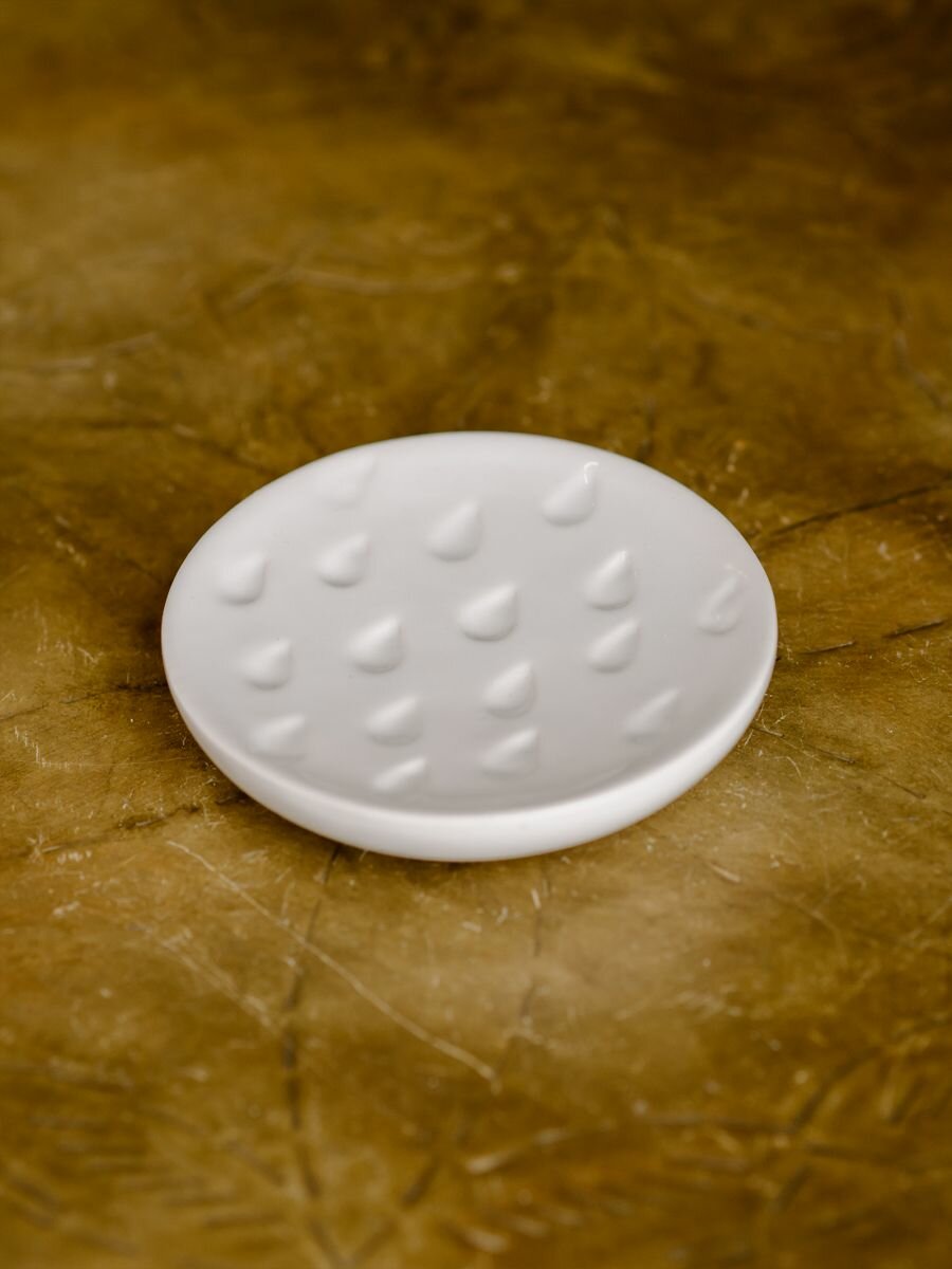 Мыльница керамическая ND Play для ванной и кухни Изумруд (Emerald) (размер: 10,7x10,7x2,1 см)