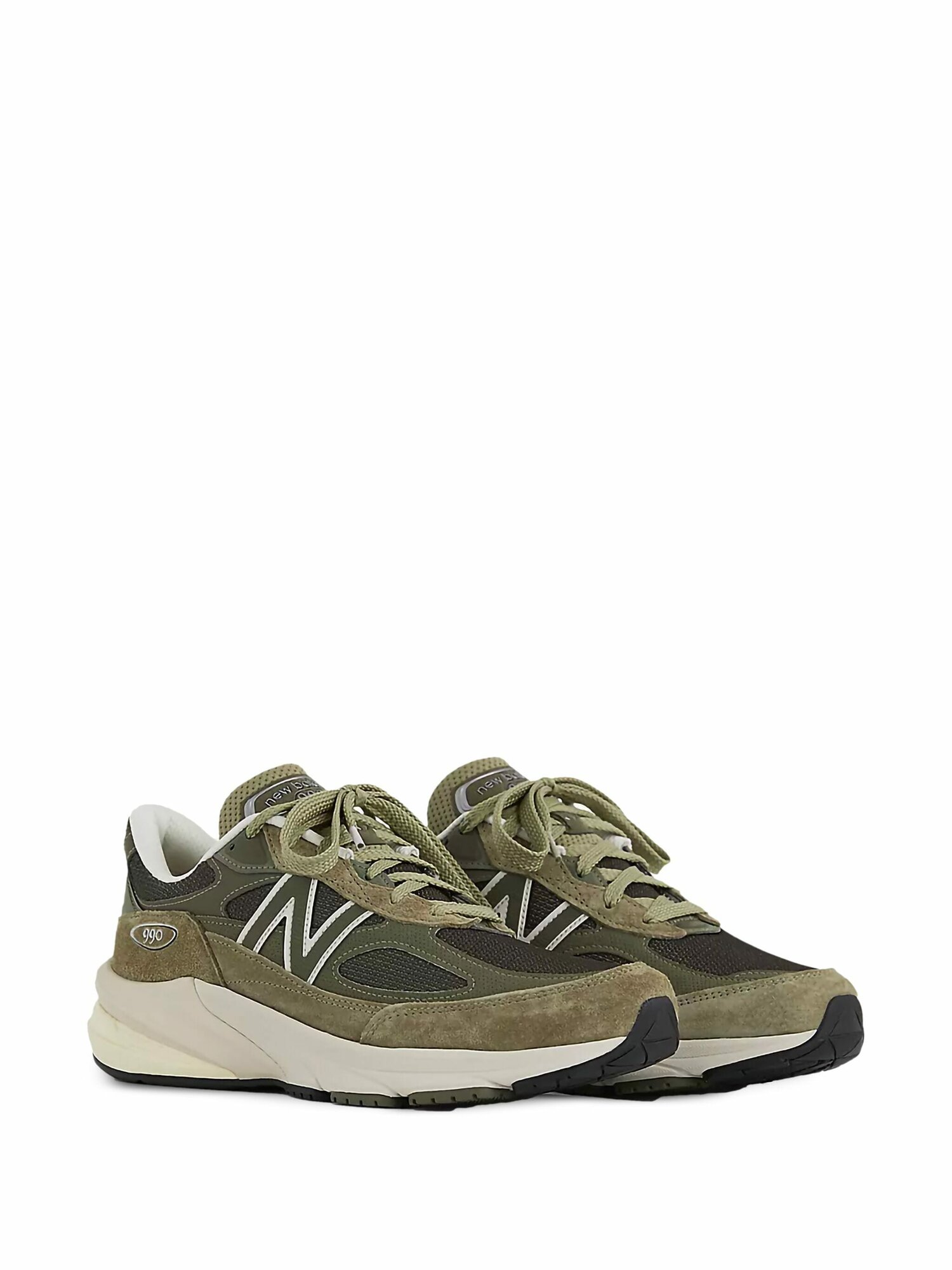 Кроссовки New Balance 990v6 True Camo, размер 7,5 US, зеленый, — фото 1