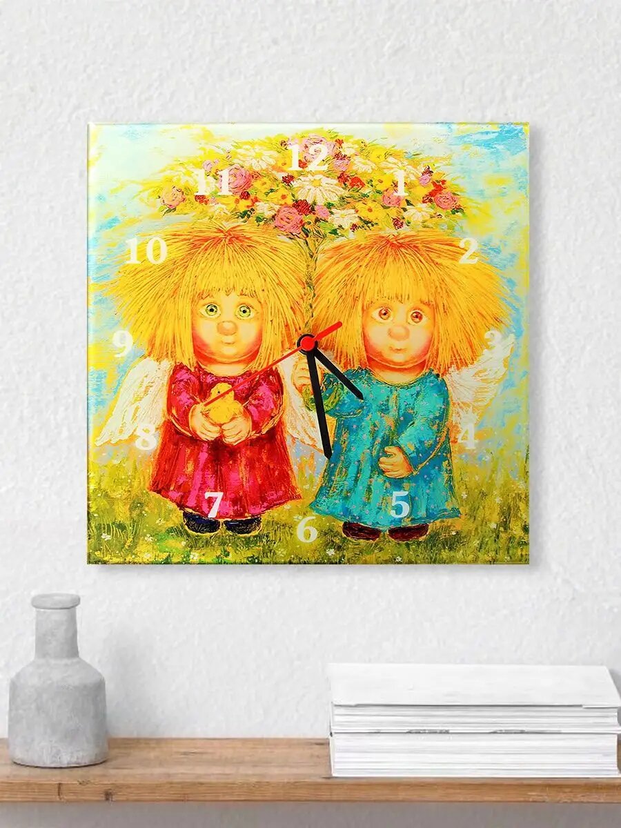 Часы настенные из стекла