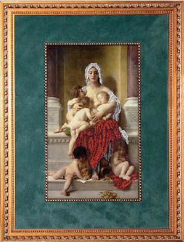 Набор для вышивания Вышиваем бисером #L-42 Милосердие, Вышивка бисером, 23 x 38 см