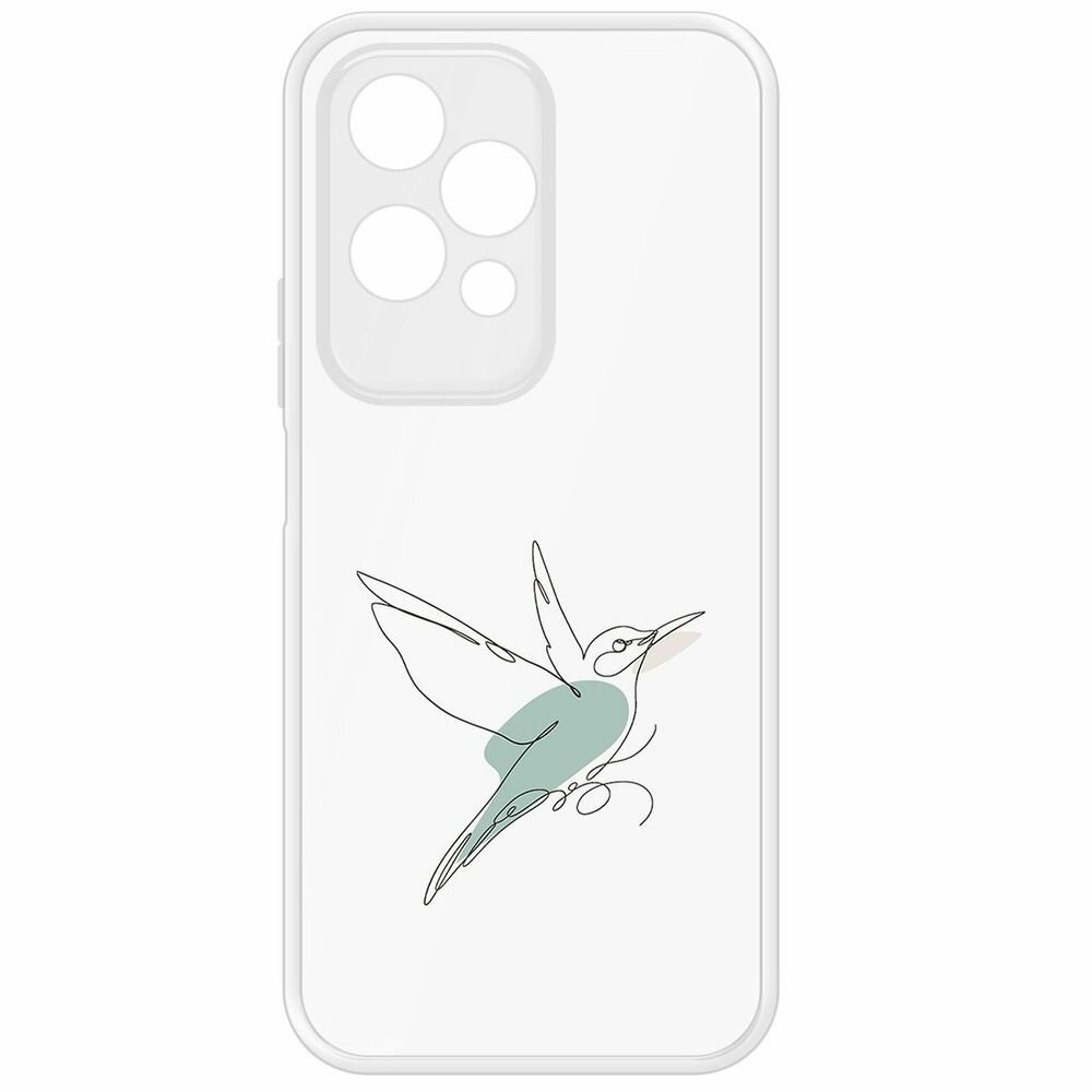 Чехол-накладка Krutoff Clear Case Легкость для Honor 200 Lite