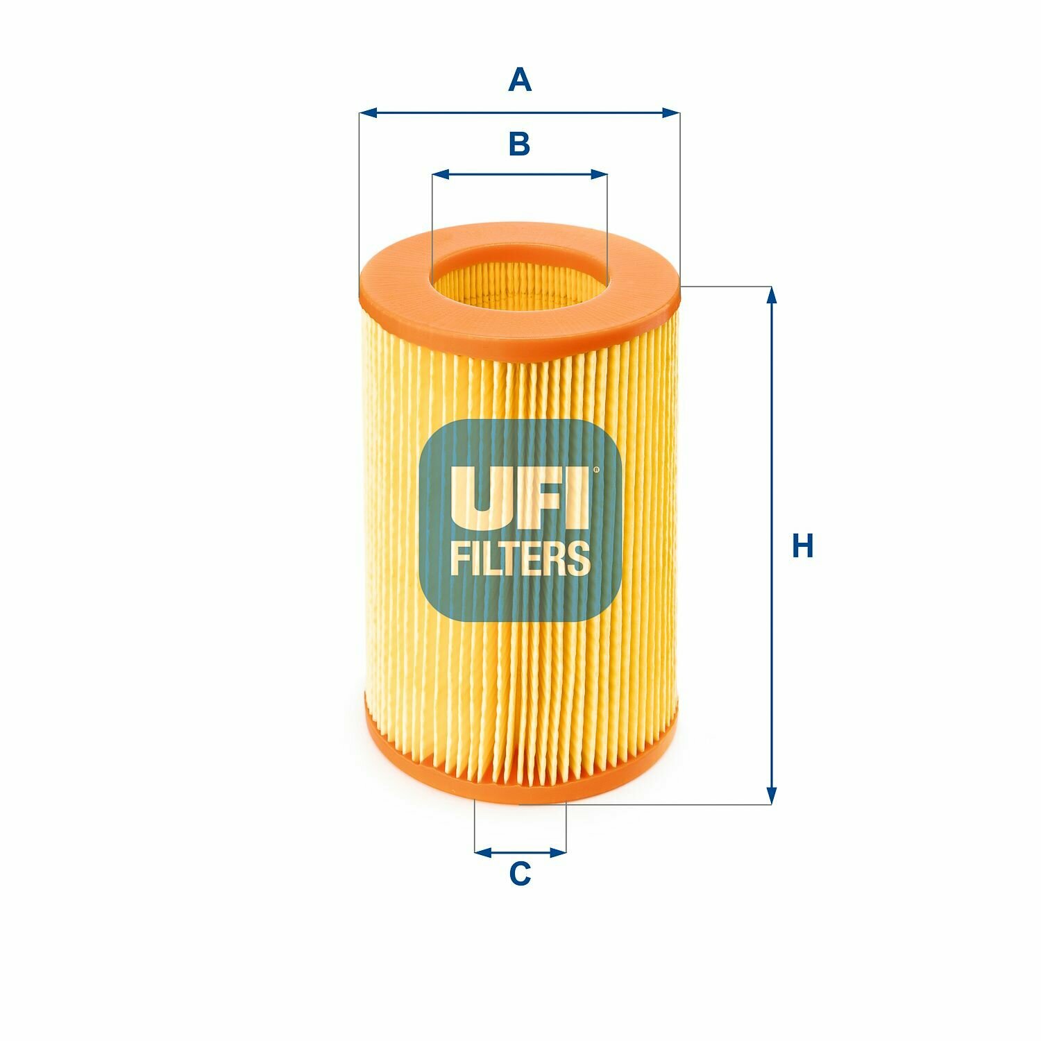 Фильтр воздушный для автомобиля Smart, UFI 27.386.00 (1 шт.)