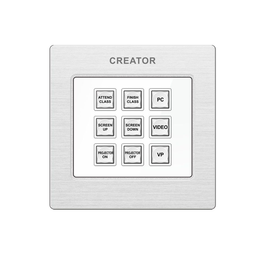 Настенная 4-х кнопочная программируемая панель Creator CRWM-4