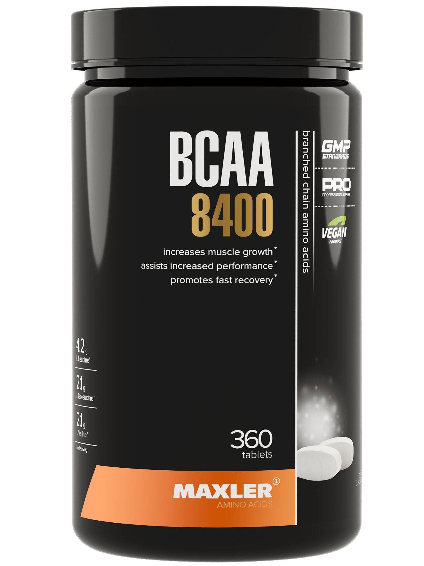 BCAA Maxler BCAA 8400, нейтральный, 360 шт.