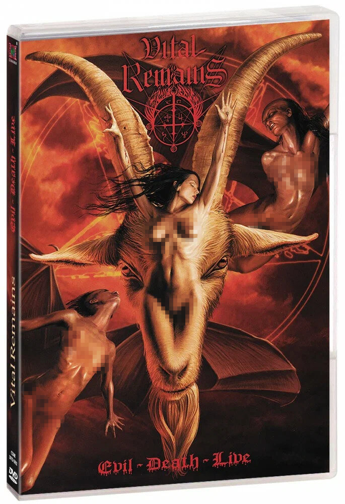 Vital Remains (Deicide). Evil - Death - Live (DVD) (2008 год, ДВД диск, DVD Box)