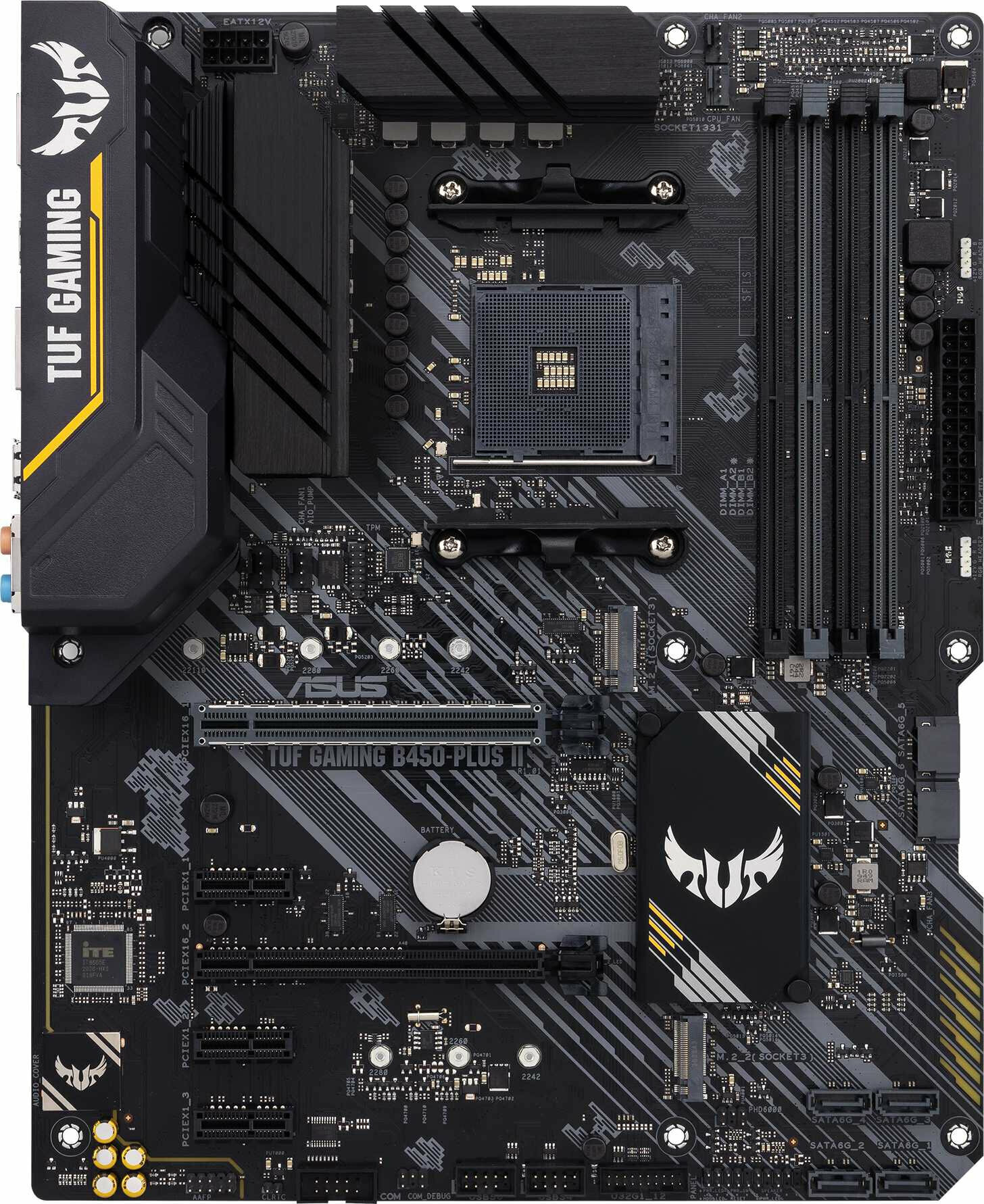 Материнская плата Asus TUF GAMING B450-PLUS II, Soc-AM4, AMD B450, ATX