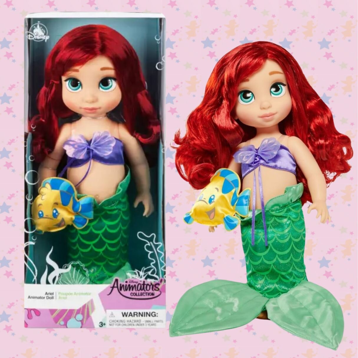 Кукла малышка Ариэль 42 см Disney Animators Collection релиз 2019 года