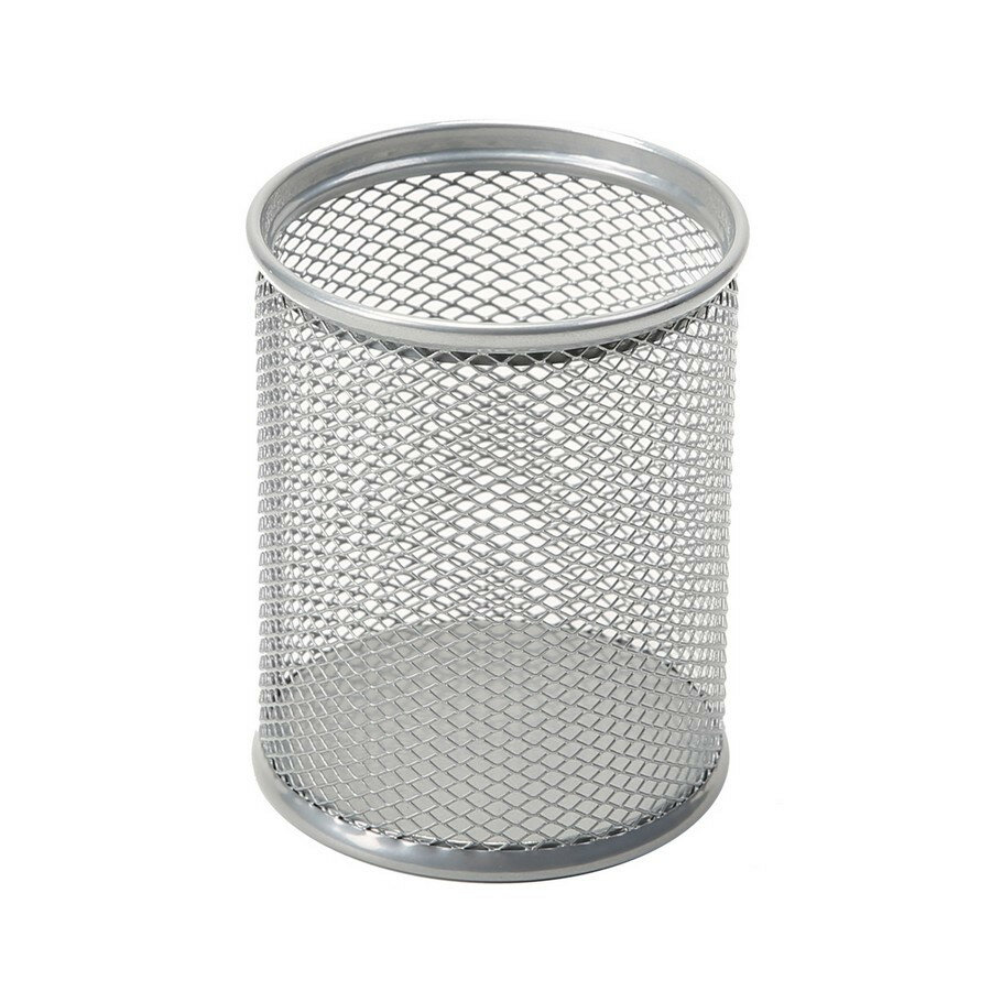 Подставка-стакан для ручек ORANGE PEEL металлическая серая (ORANGE PEEL HY6802C GR)