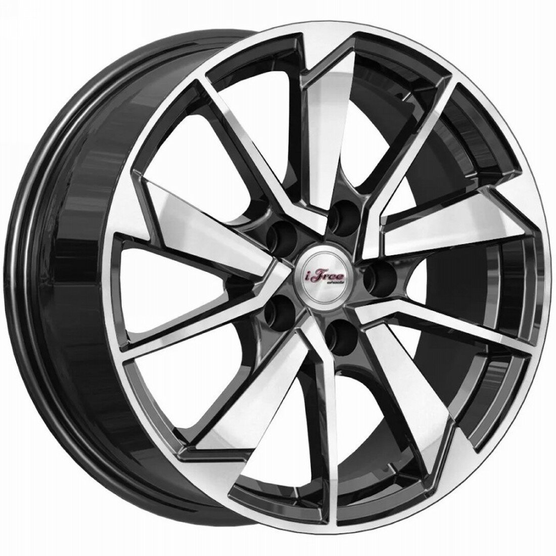 Колесный диск iFree Зиплайн 6,5x16 5x100 ET38 57,1 Блэк Джек