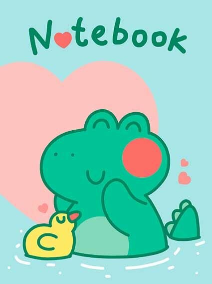 Записная книжка Проф-пресс 14х20 см 40 листов, MyArt "K-Notebook. Крокодил" линия, матовая ламинация, выборочно лак (Б40-2515)