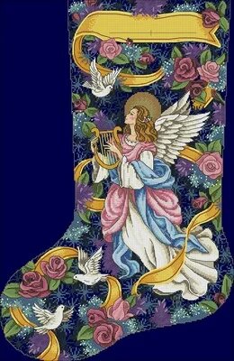 Наборы для вышивки крестиком 4 штуки черный, 14CT Unprinting