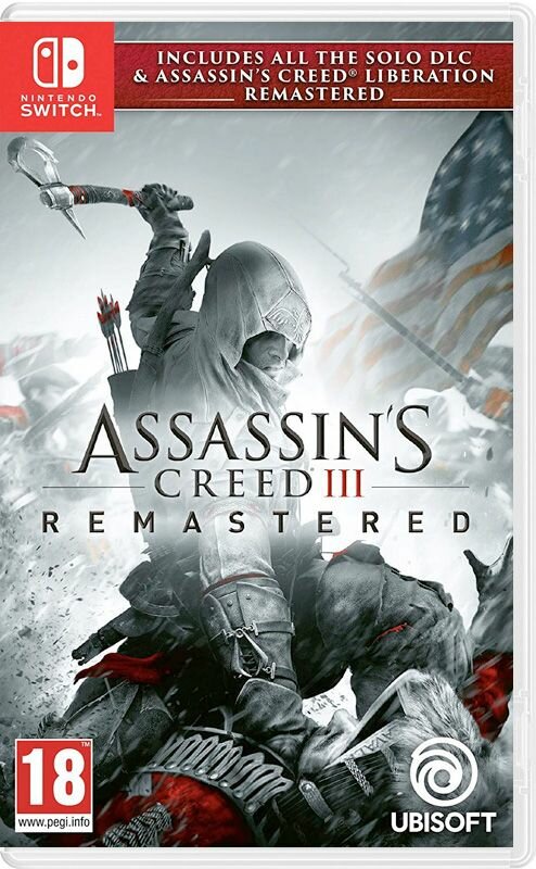 Игра Assassin's Creed III. Обновленная версия (Remastered) (русская версия) для Nintendo Switch