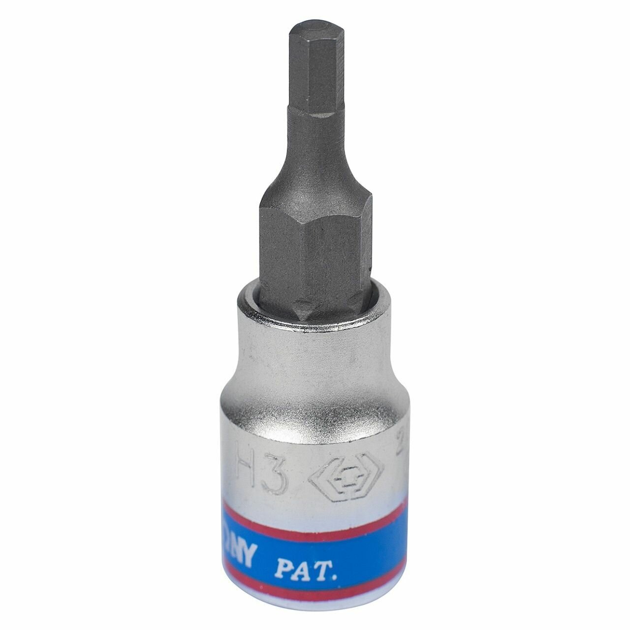 Насадка (бита) торцевая 1/4", Hex, 3 мм, L 37 мм KING TONY