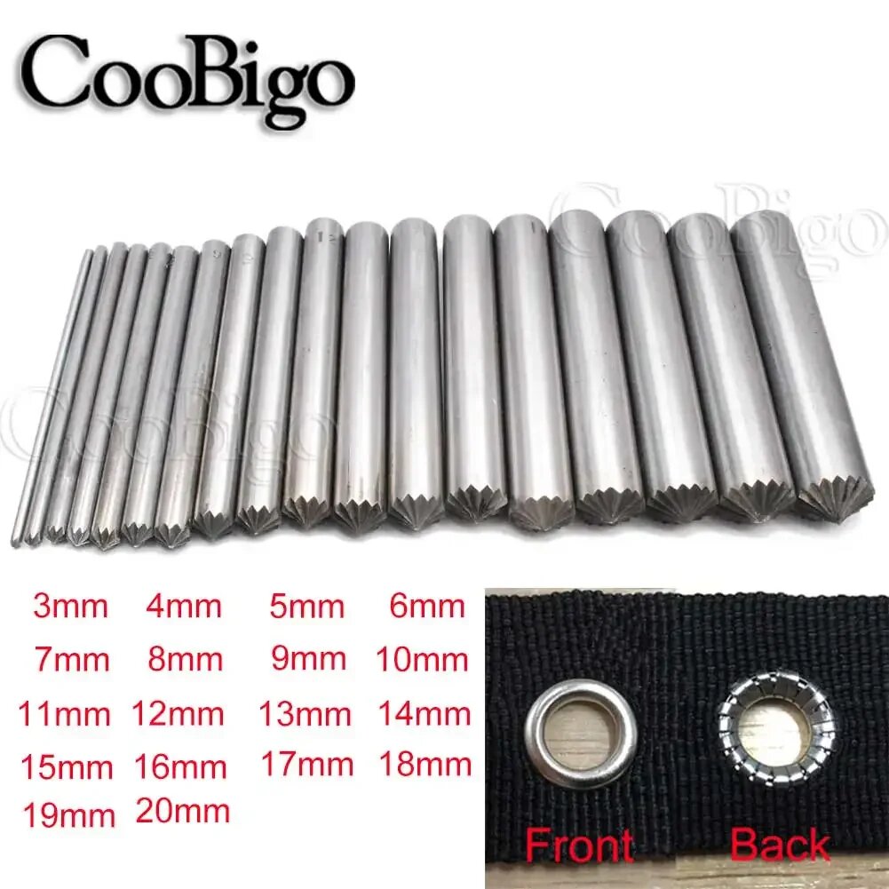 (1 компл./лот) 3–12 мм трещинг дырокола. Инструмент для установки люверсов Форма для пуговиц Одежда и аксессуары