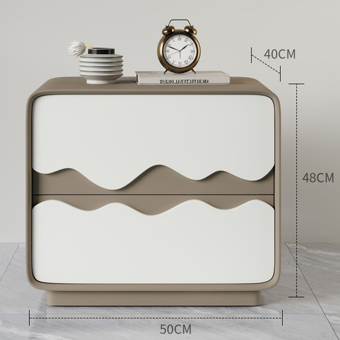 Прикроватная тумбочка Kids Cloud (темный хаки)