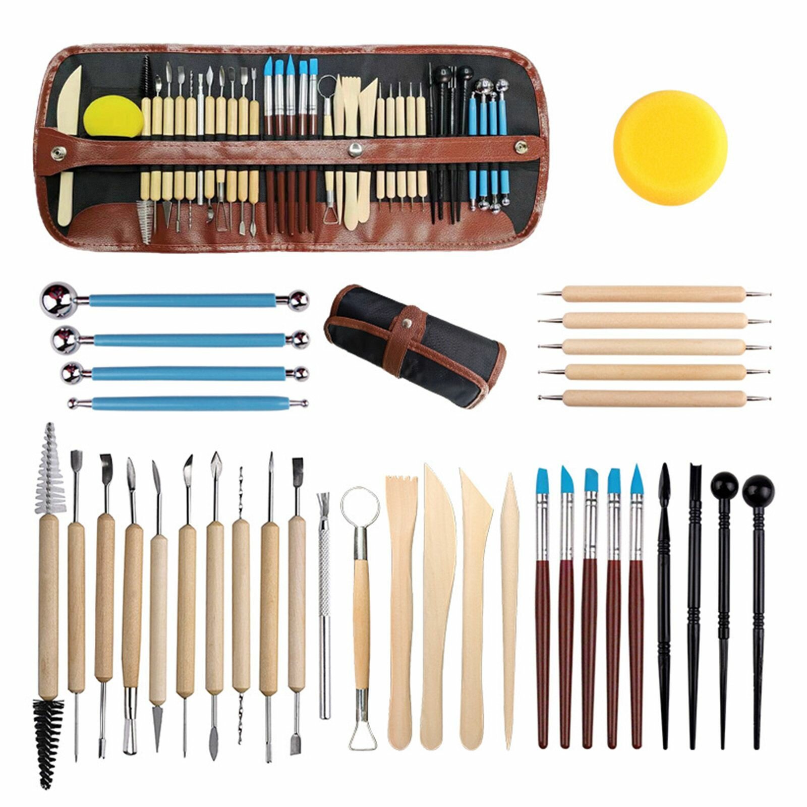 Керамика, инструменты для лепки из глины, 36 шт./компл, товары ручной работы детей и взрослых на Рождество, Новый год, подарок день рождения