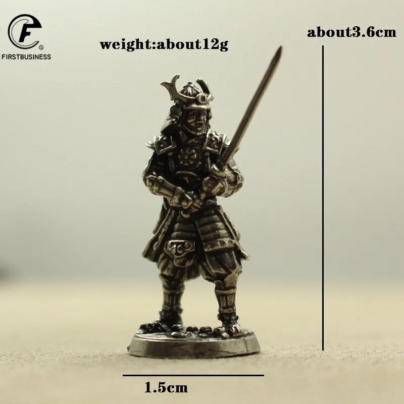 Медные фигурки самураев Shogunate F