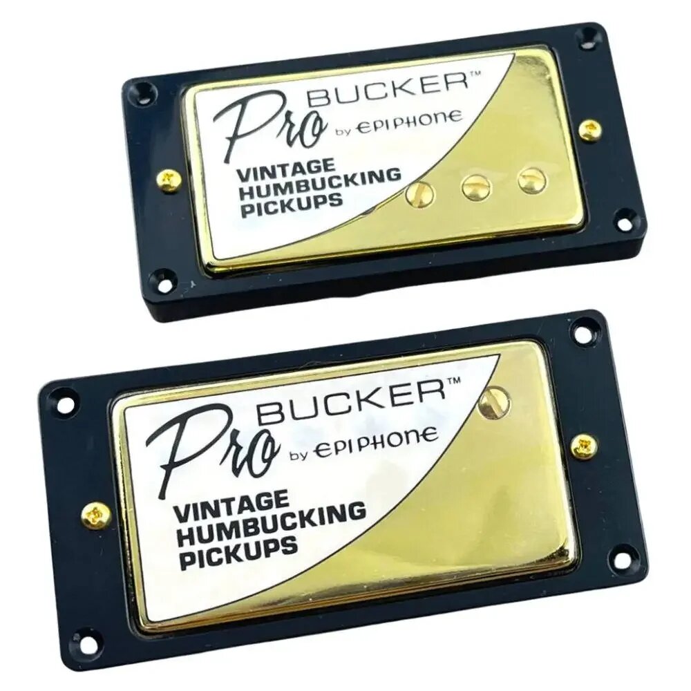 LP Звукосниматели Humbucker ProBucker Хром Золото HB015 для Epiphone Les Paul Gold01