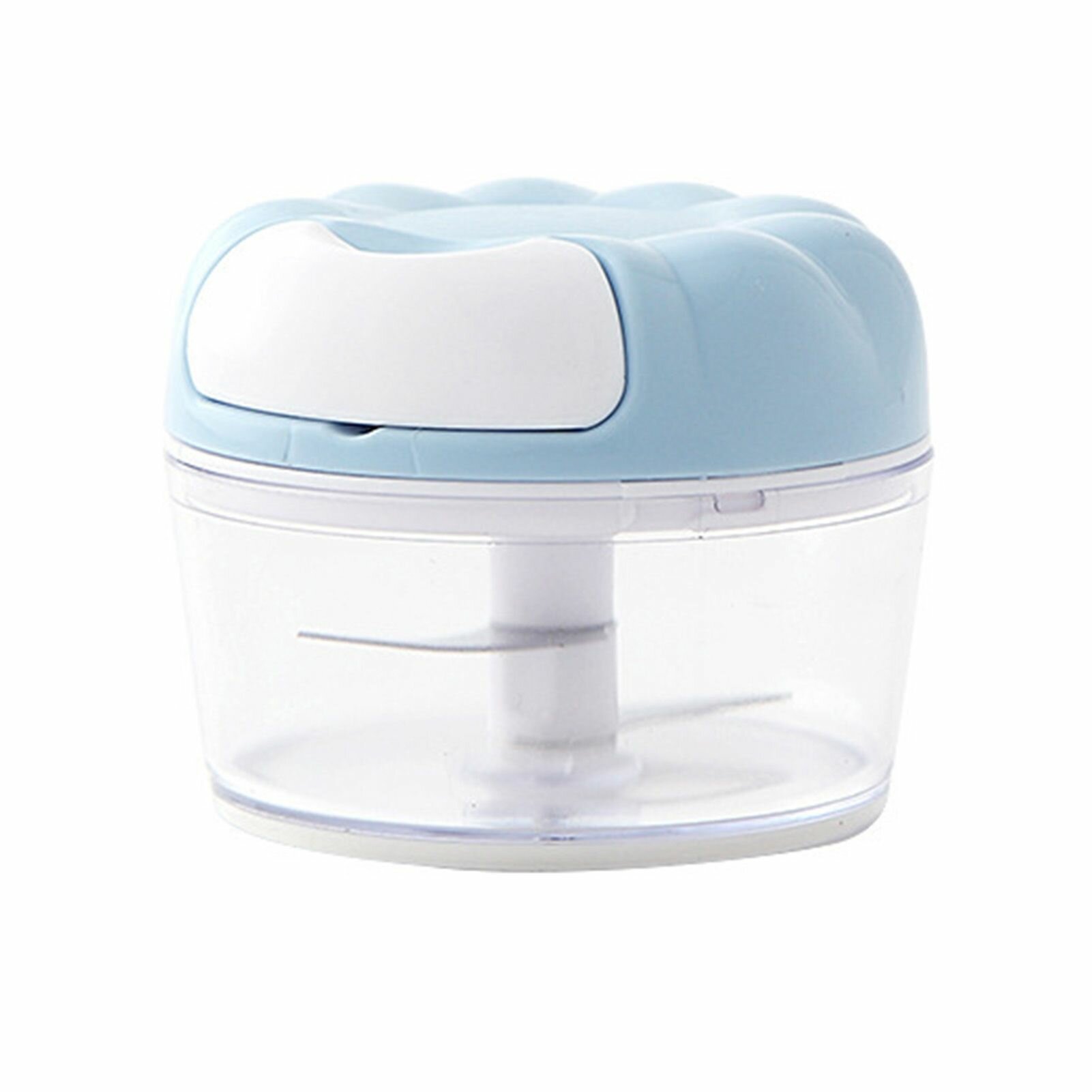 Ручной мини-измельчитель чеснока, дробилка, овощечистка, мясорубка, кухонный комбайн для имбиря, чили, фруктов, овощей, синий