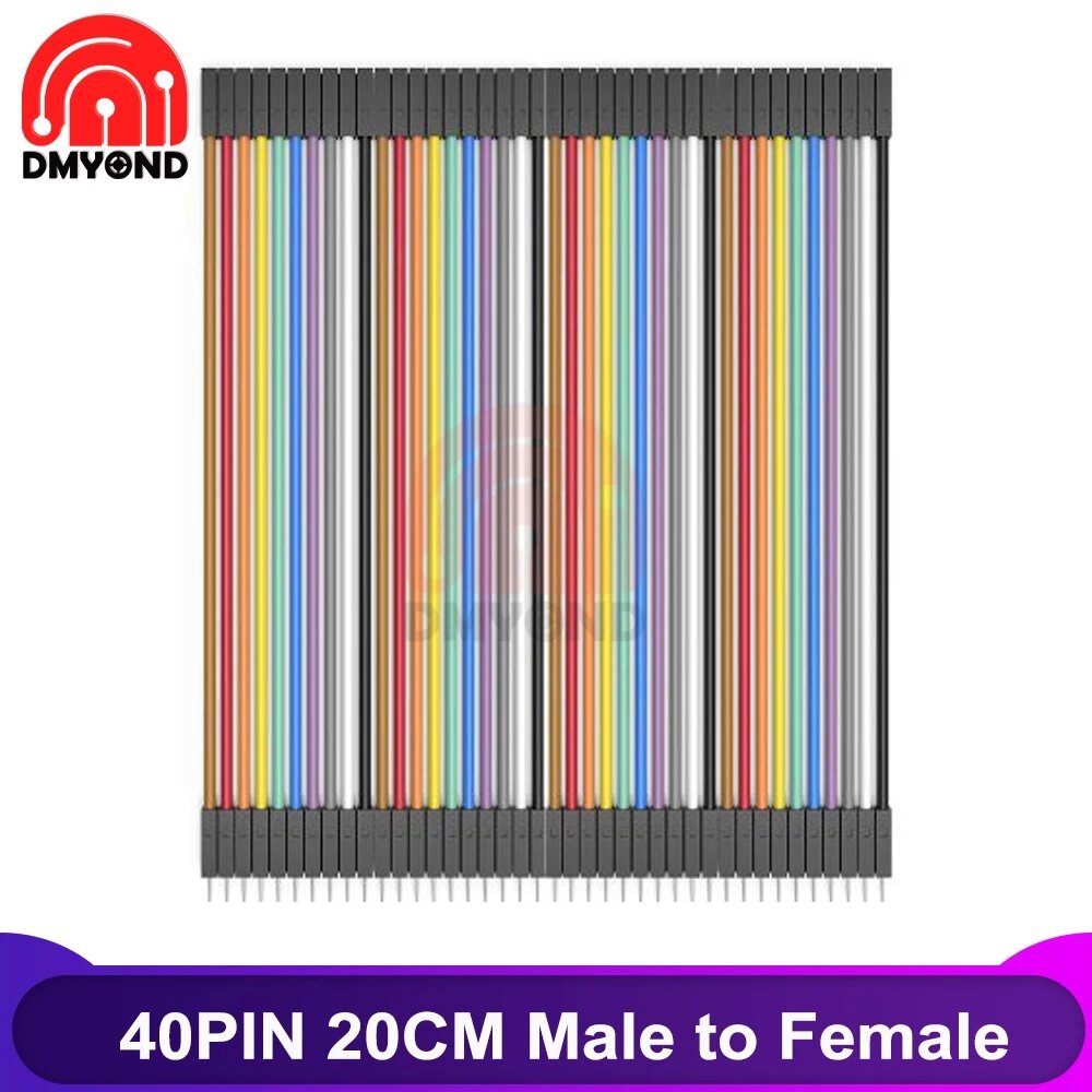 Dmyond медные jumper кабели Dupont 2PIN 3PIN 4PIN 5PIN 10PIN 40PIN 10/20/70 см male to female