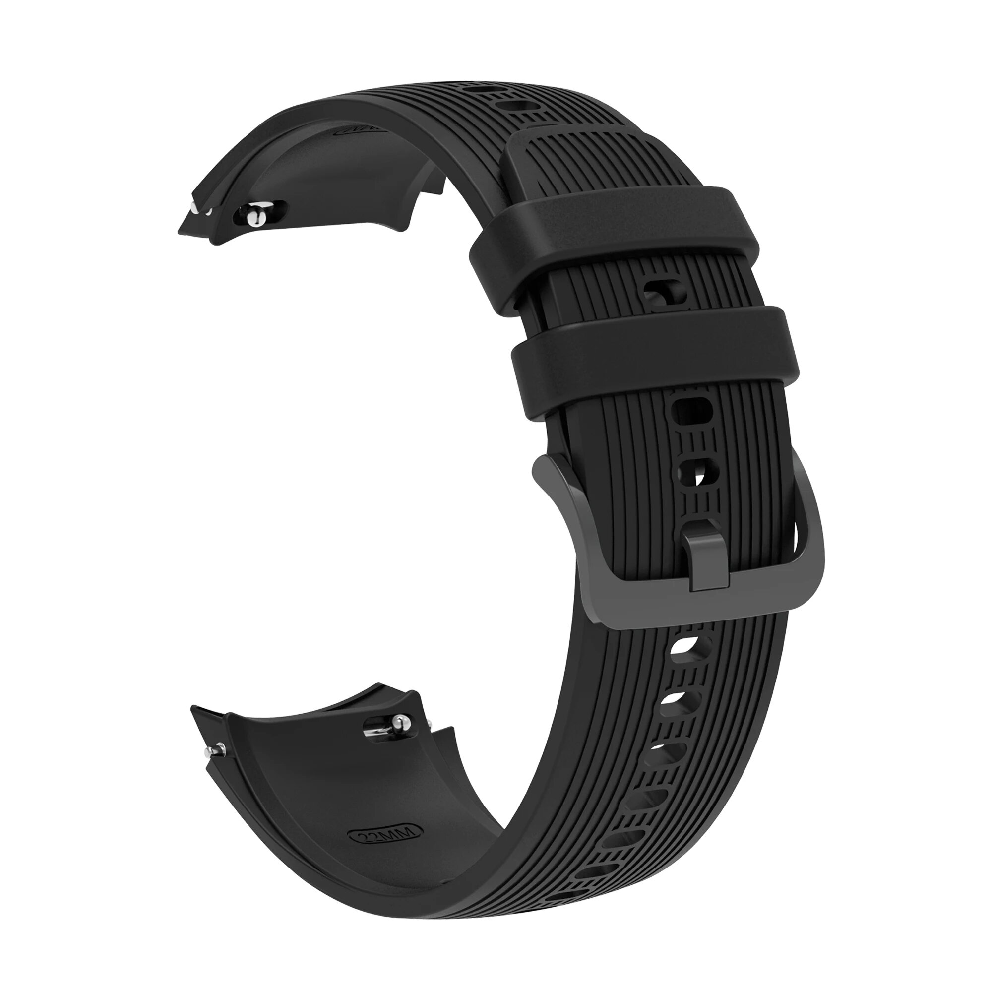 Черный силиконовый ремешок для OnePlus Watch 2, OPPO Watch X, X2