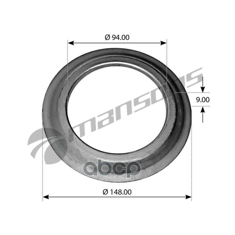 Кольцо! маслоотражательное ступицы (м) 84x128/148.5x8.5 BPW SN30./36./42. SB3745/4309 Mansons арт. 300012