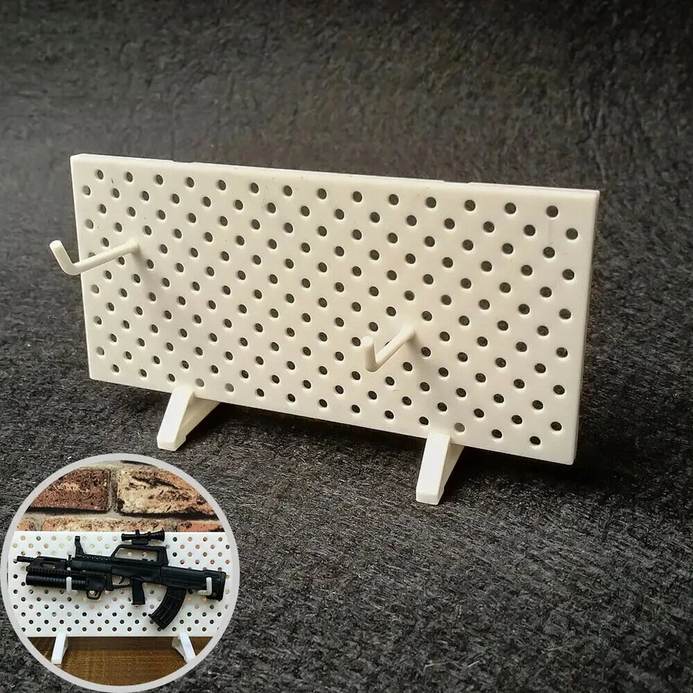 Пластиковая модель оружия 1/6, белый цвет, bracket