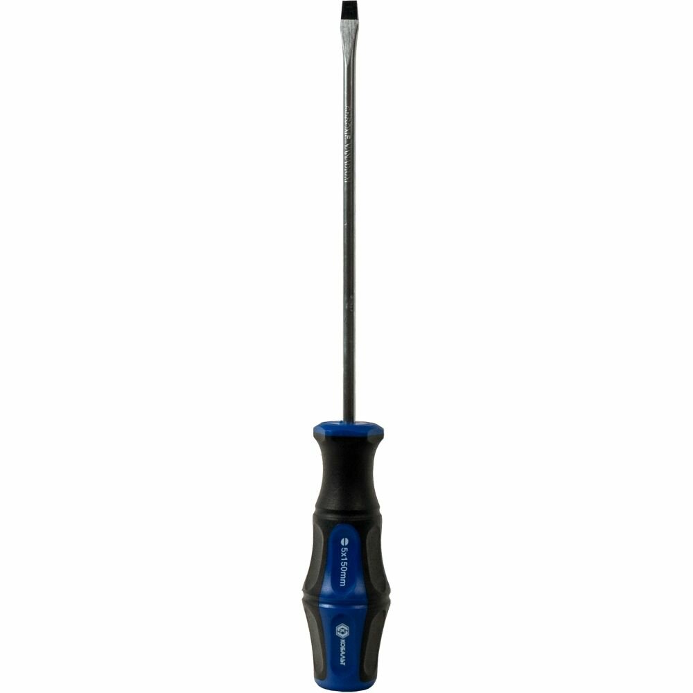 Отвёртка кобальт Ultra Grip SL 5,0 х 150 ммCR-V, двухкомпонентная рукоятка (1 шт.) подвес