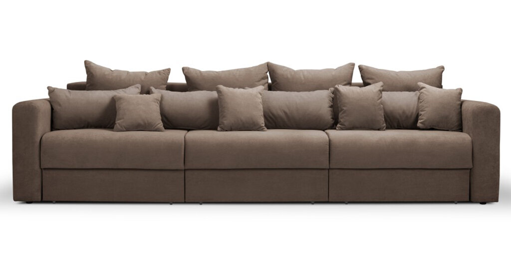 Диван-кровать Мэдисон трехсекционный, 343х101х98 см, механизм Еврокнижка, диван раскладной, с ящиком для белья