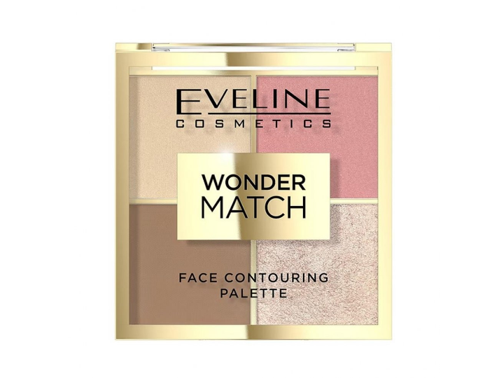 Палетка для контуринга лица Eveline Cosmetics Wonder Match EVELINE, тон 02