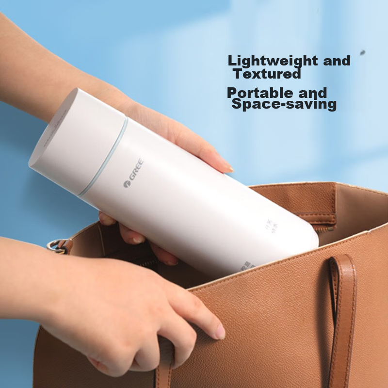 Gree Portable Electric Kettle, Ultra-Light for Home And Travel, Suitable for High Altitudes, Tea And Coffee Brewing, Office Thermos, Small Water Boiler (GKW-3501H