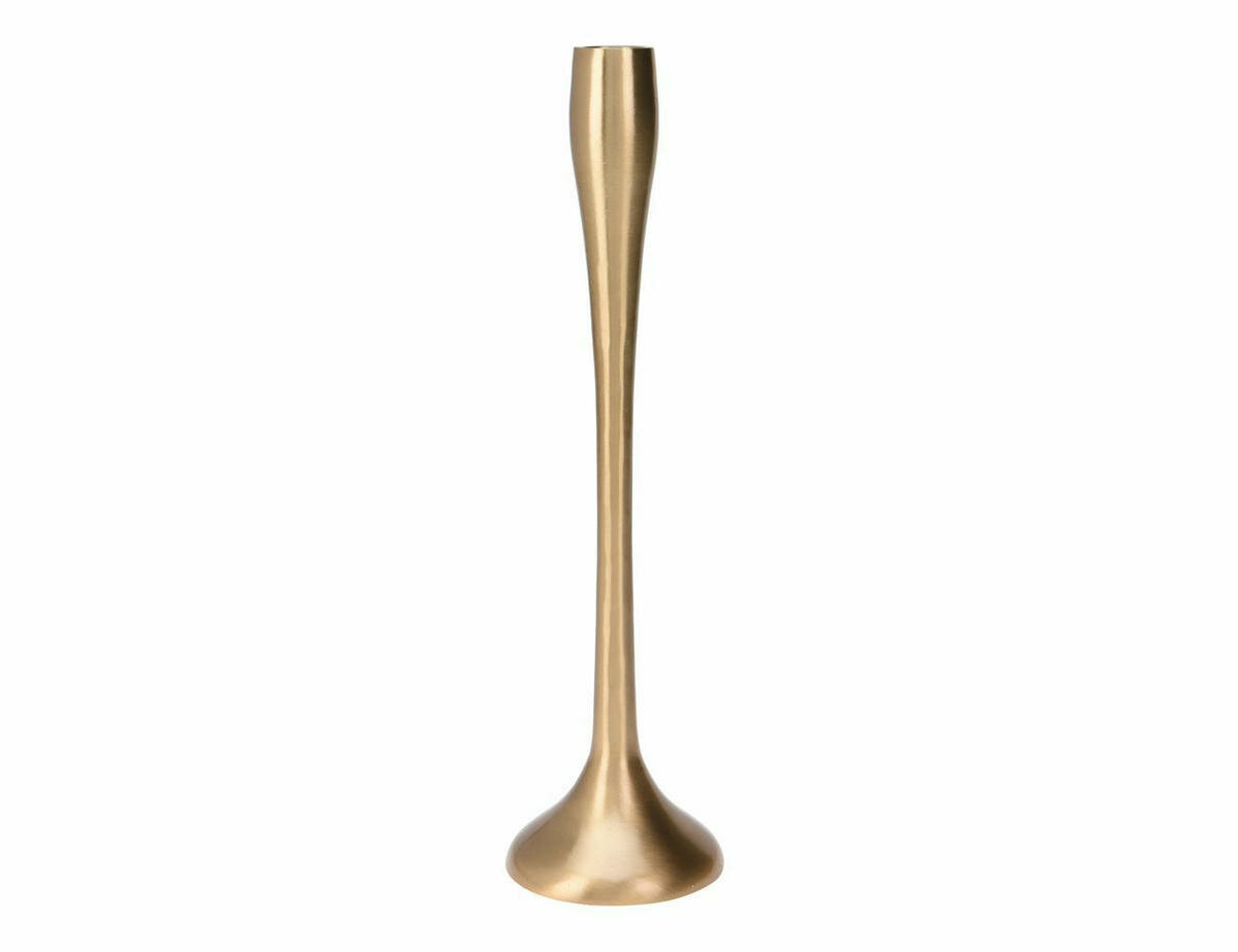 Подсвечник для одной свечи, металл, золотой, 31 см, Koopman International