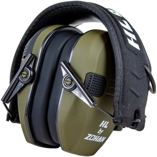 Наушники активные HL BY Zohan EM025, NRR 23dB, Green