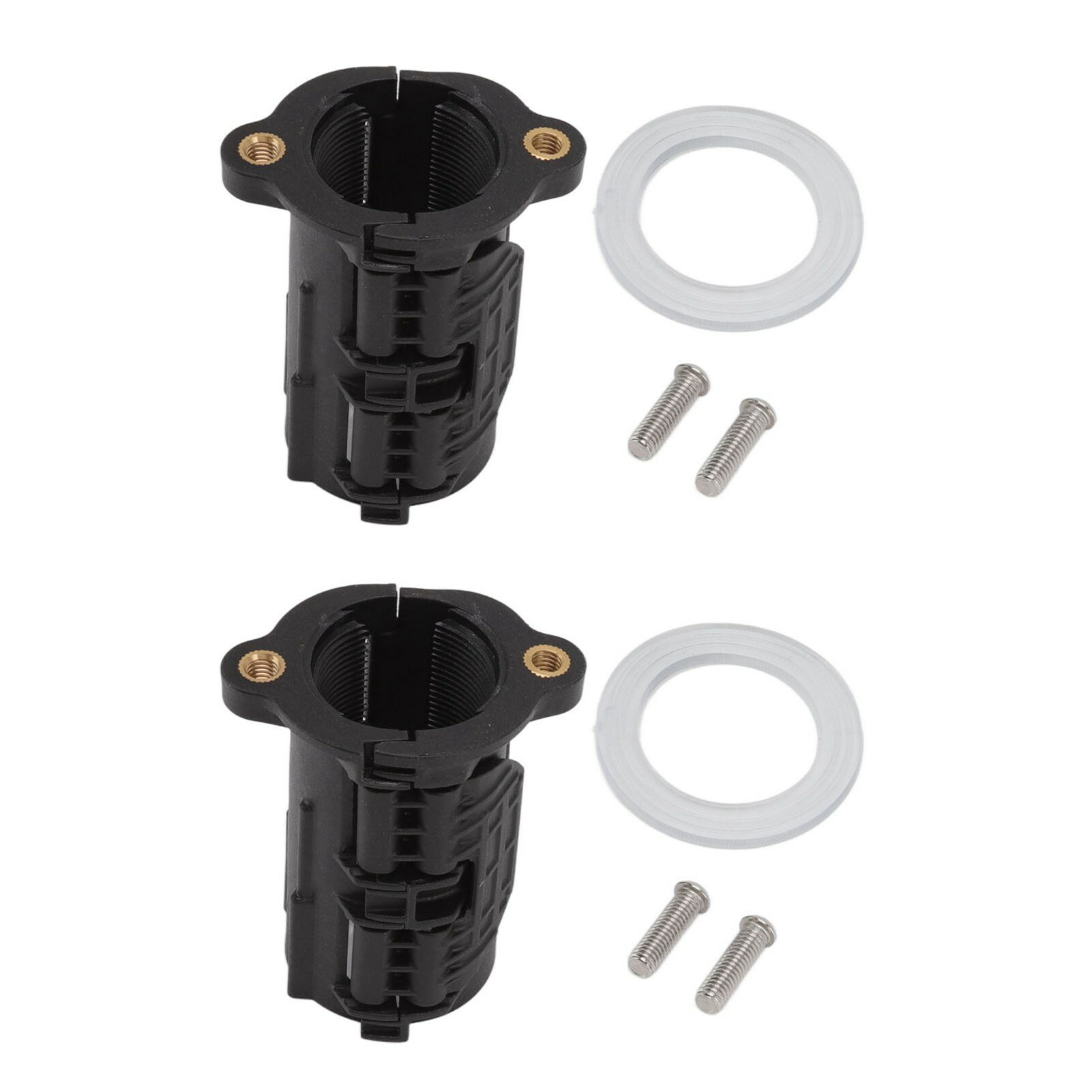 2 комплекта крепежных гаек для смесителя с быстросъемным креплением и фиксированным основанием, аксессуар для кухонного смесителя.