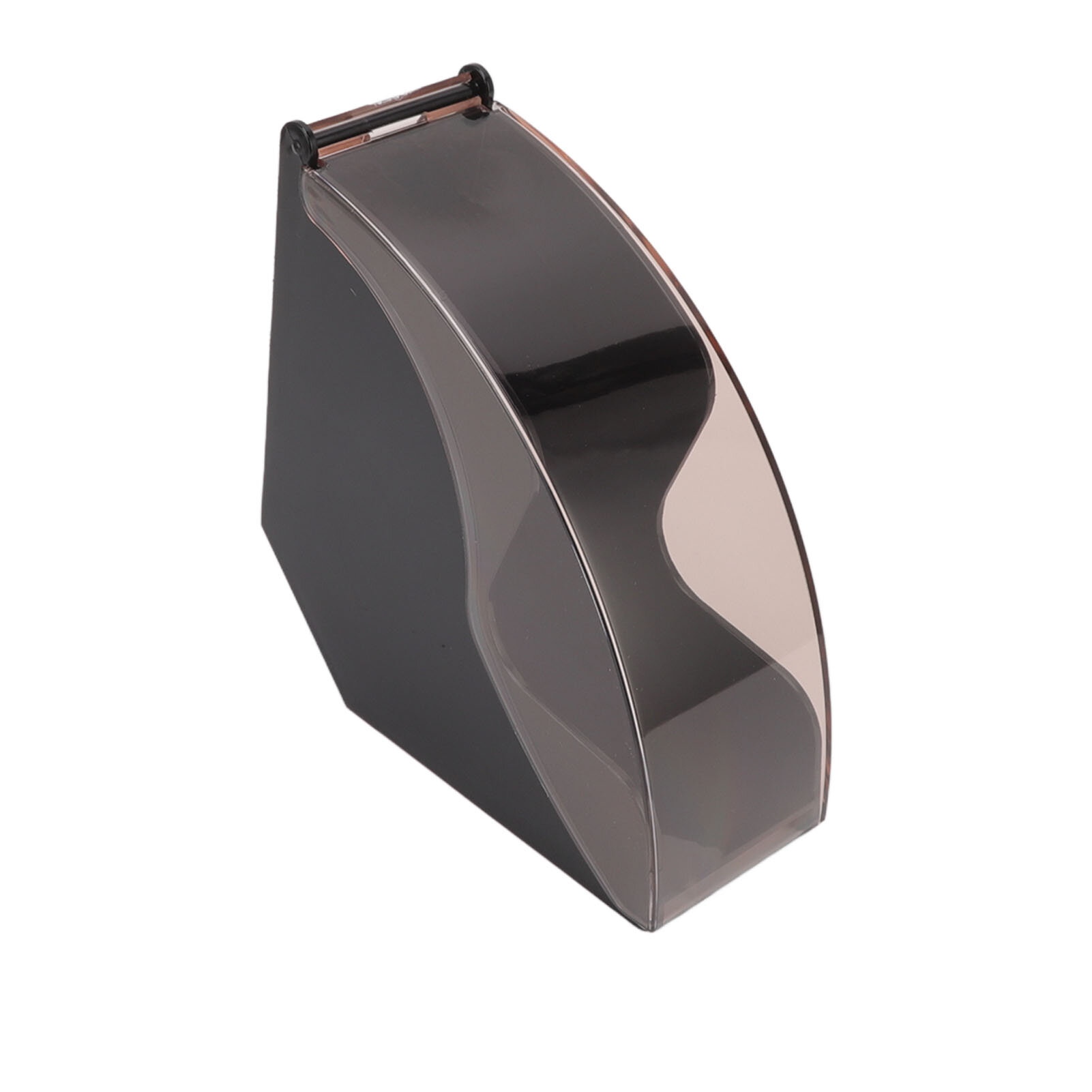 Коробка для хранения бумажных фильтров для кофе, пылезащитный пластиковый держатель с крышкой, черный, для органайзера для фильтров для кофе, заваренного вручную