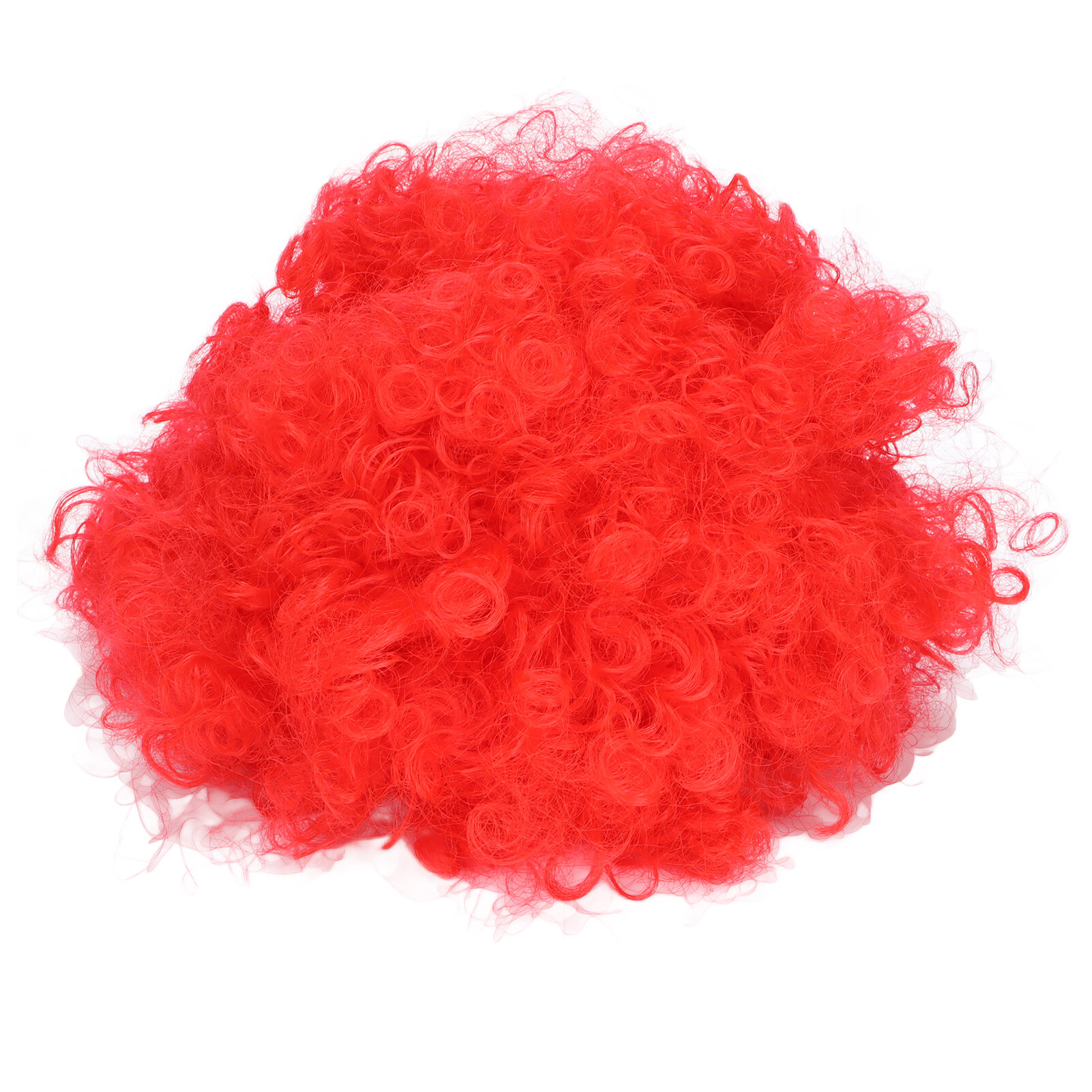 Красочный парик для вечеринки для взрослых, головной убор цирковой труппы на Хэллоуин, забавный красный аксессуар для костюма футбольного игрока для мероприятий