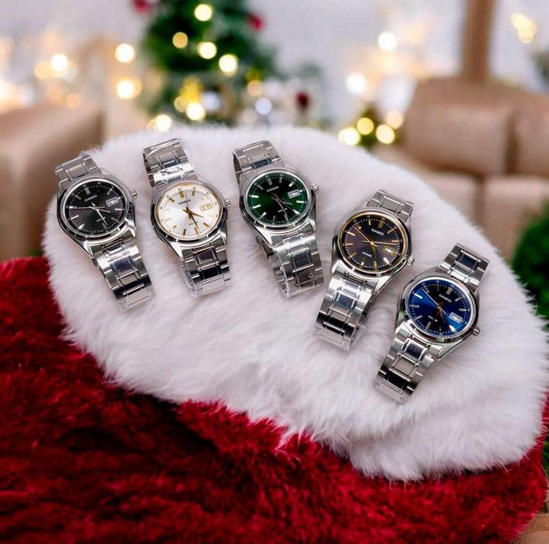 Наручные часы CASIO, бежевый, серебряный — фото 1