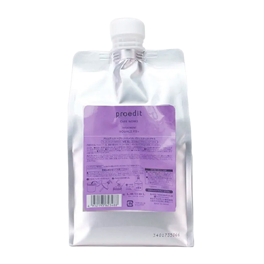 Lebel Cosmetics Proedit Bounce Fit Plus Кондиционер - сильно поврежденная маска для восстановления волос 1000 мл