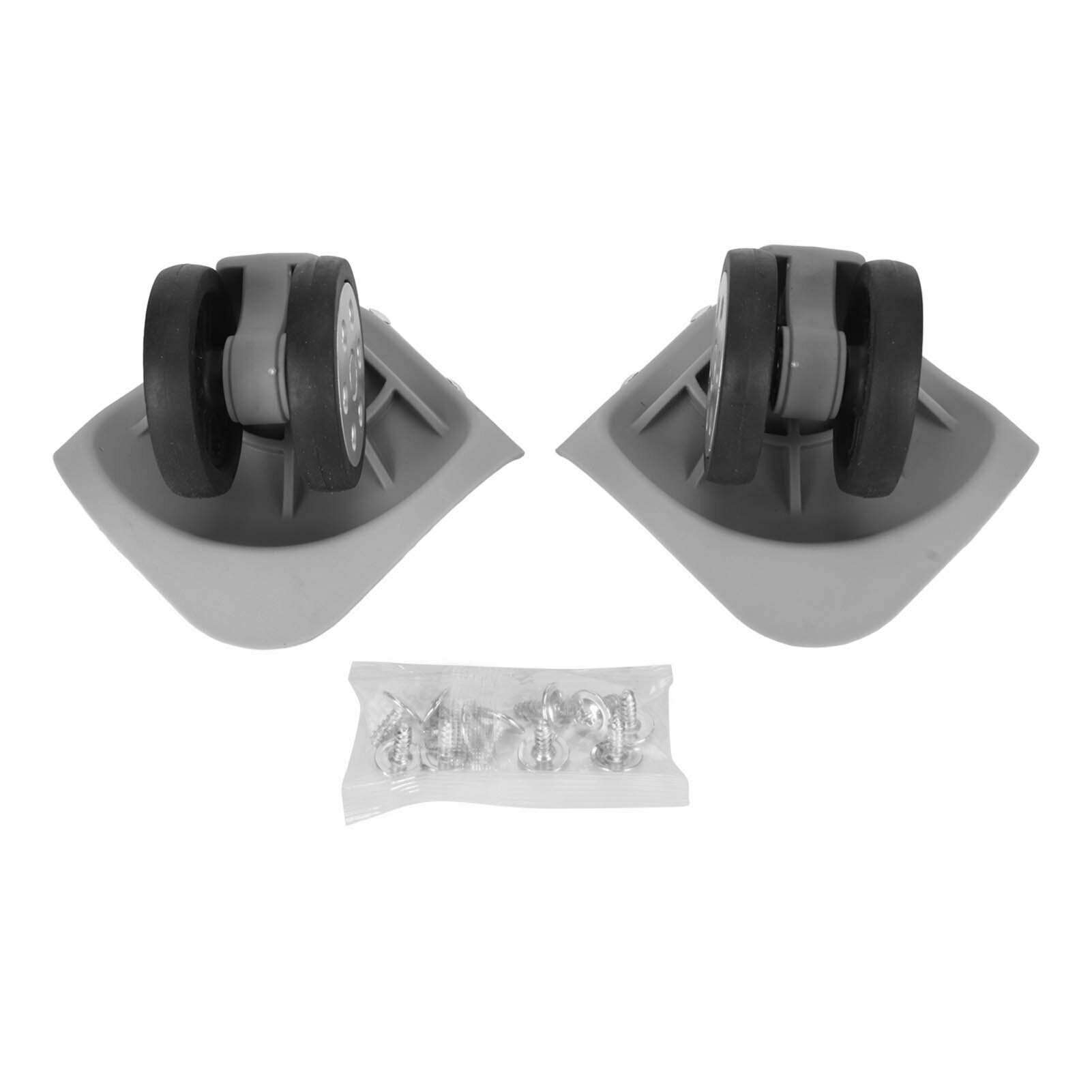 Запасные колеса для чемоданов, универсальные бесшумные поворотные ролики с большим отверстием для ремонта и замены.