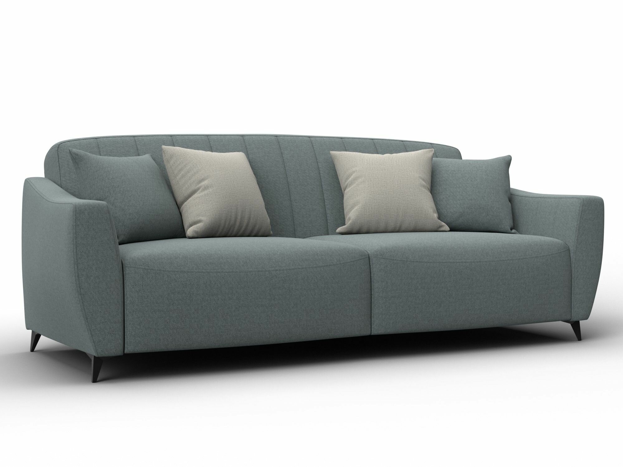 Диван-книжка Софир НПБ, серый, Рогожка, 226x94x85, Хит Диванов