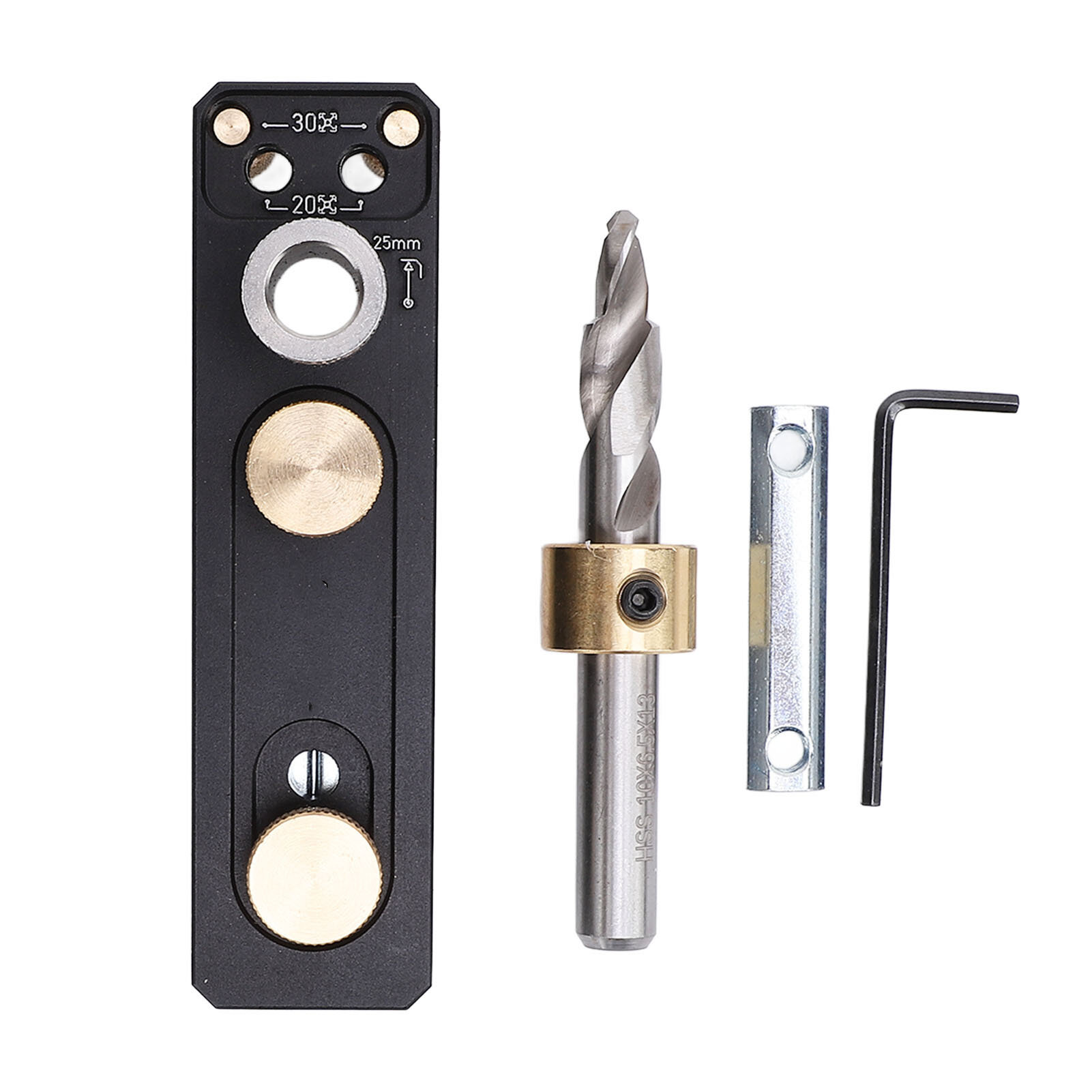 Шаблон для сверления отверстий под алюминиевые профили, сверлильный пробойник, локатор для одноотверстных отверстий, вспомогательный инструмент для пробивки отверстий, зенковка для профиля 203040.