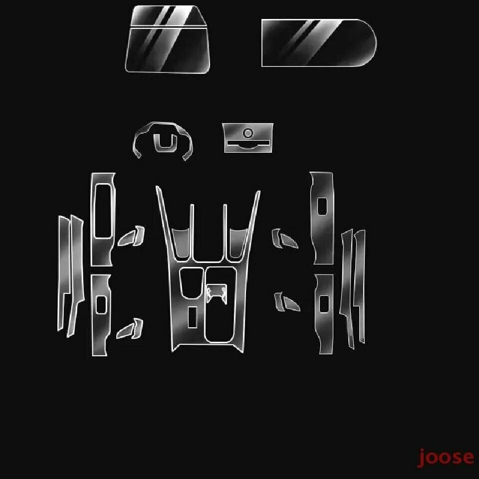 Haval Dargo 2020-2022 защитная пленка внутри навигационной кабины Для навигационных экранов, переключения передач и панелей дверей joose