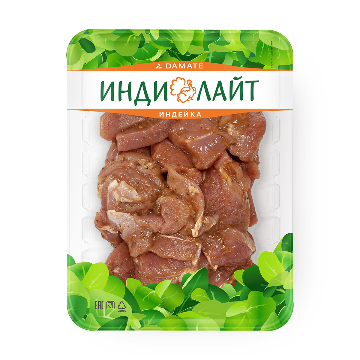 Филе бедра индейки Индилайт, в томатном соусе, для тушения, без добавок, 16 г белка