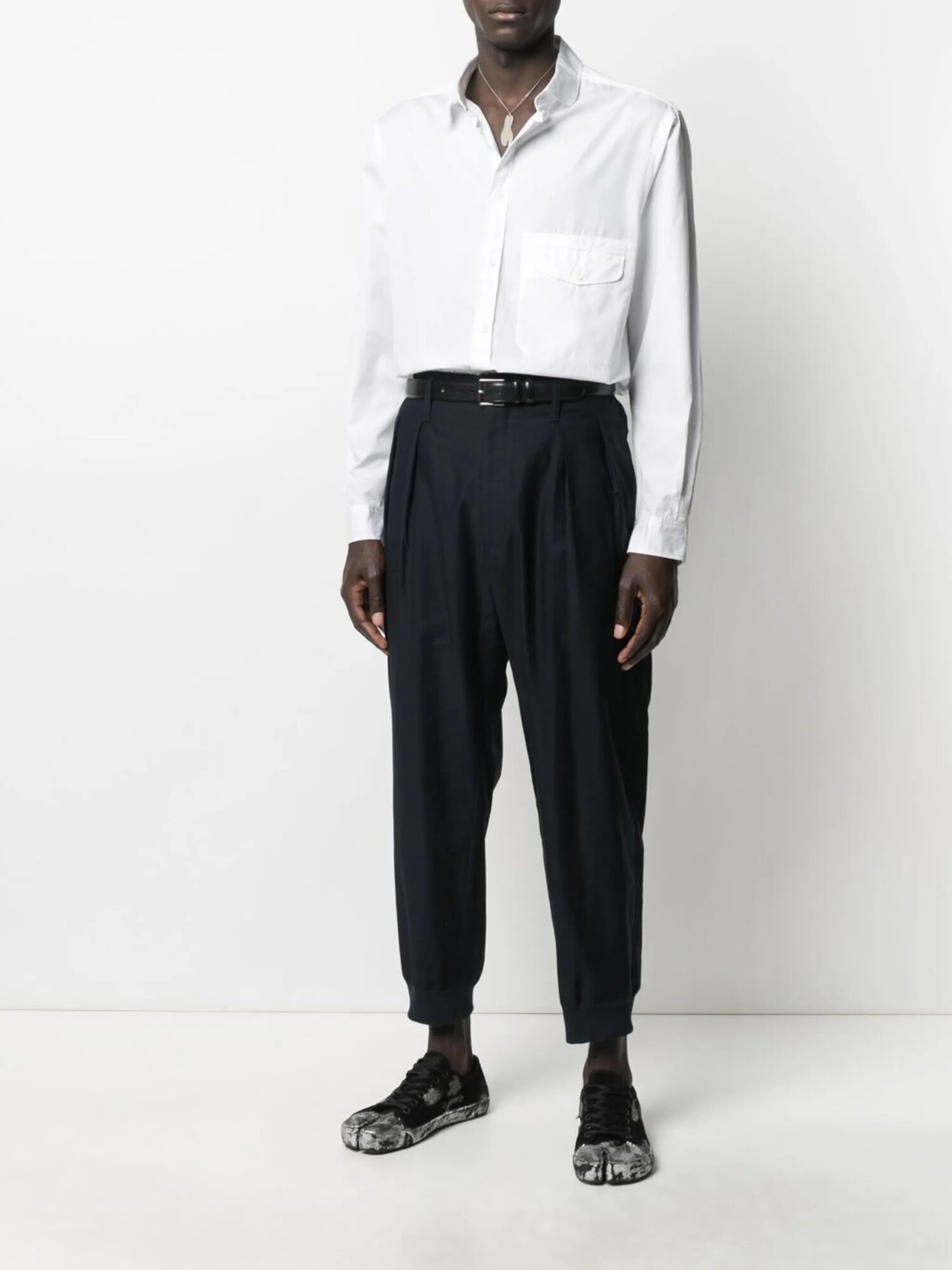 Рубашка Yohji Yamamoto, размер 2, white — фото 1