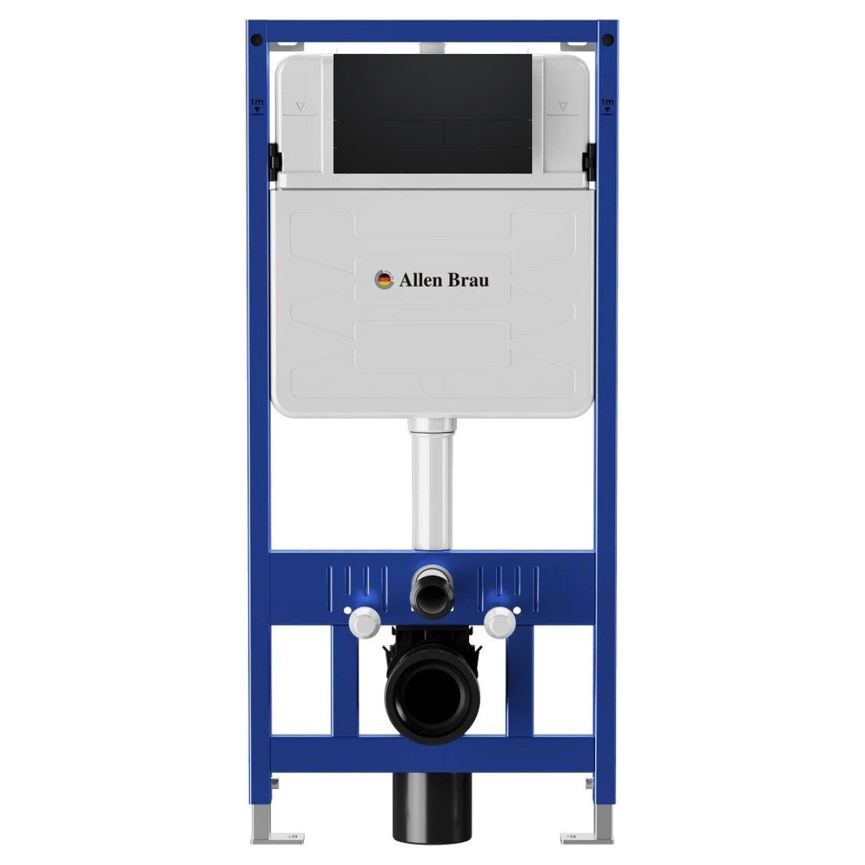 Инсталляция для унитаза Allen Brau Pneumatic 9.11100.20 с кнопкой 9.20008.31