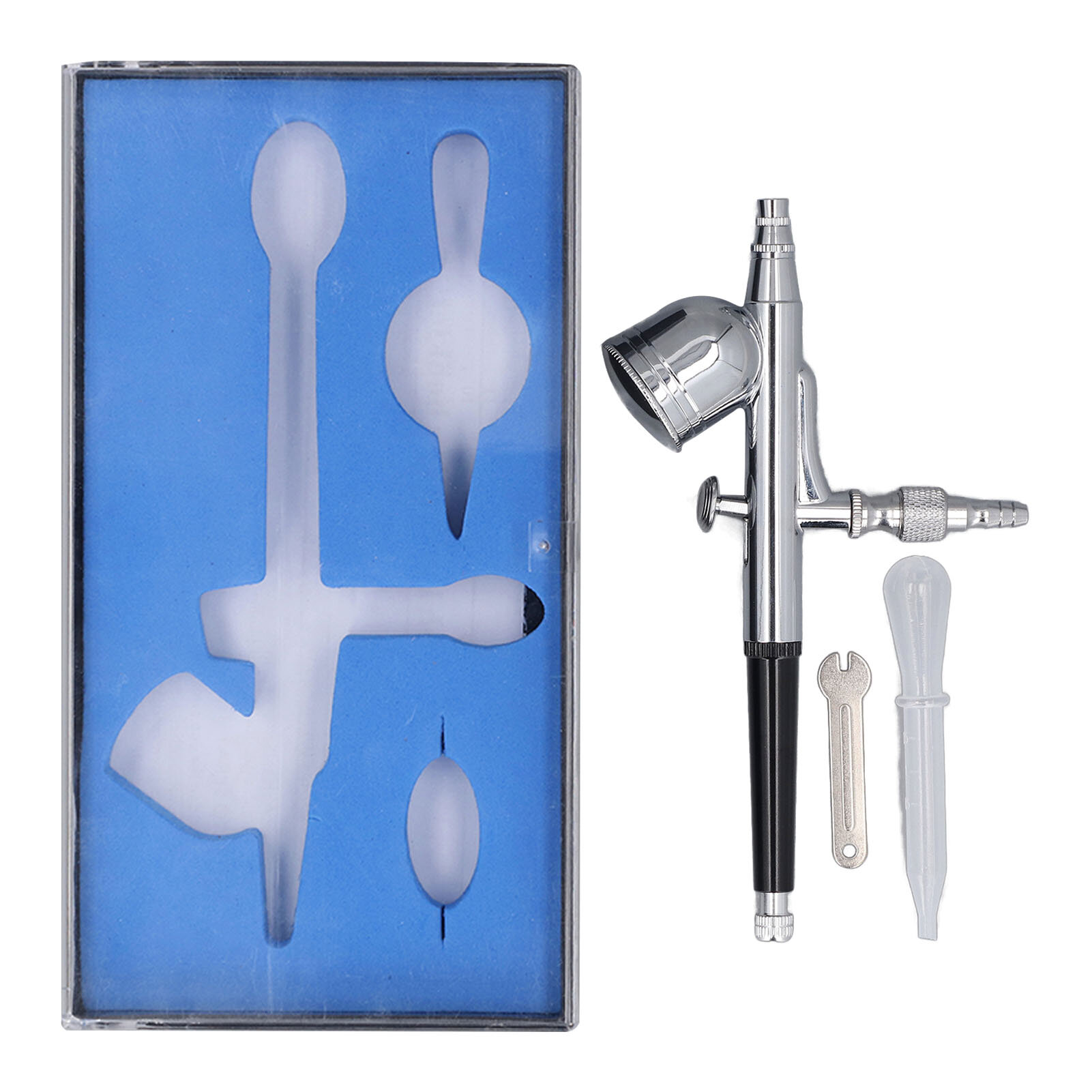 Аэрограф двойного действия, сопло 0.2-0.3мм, бачок 7cc