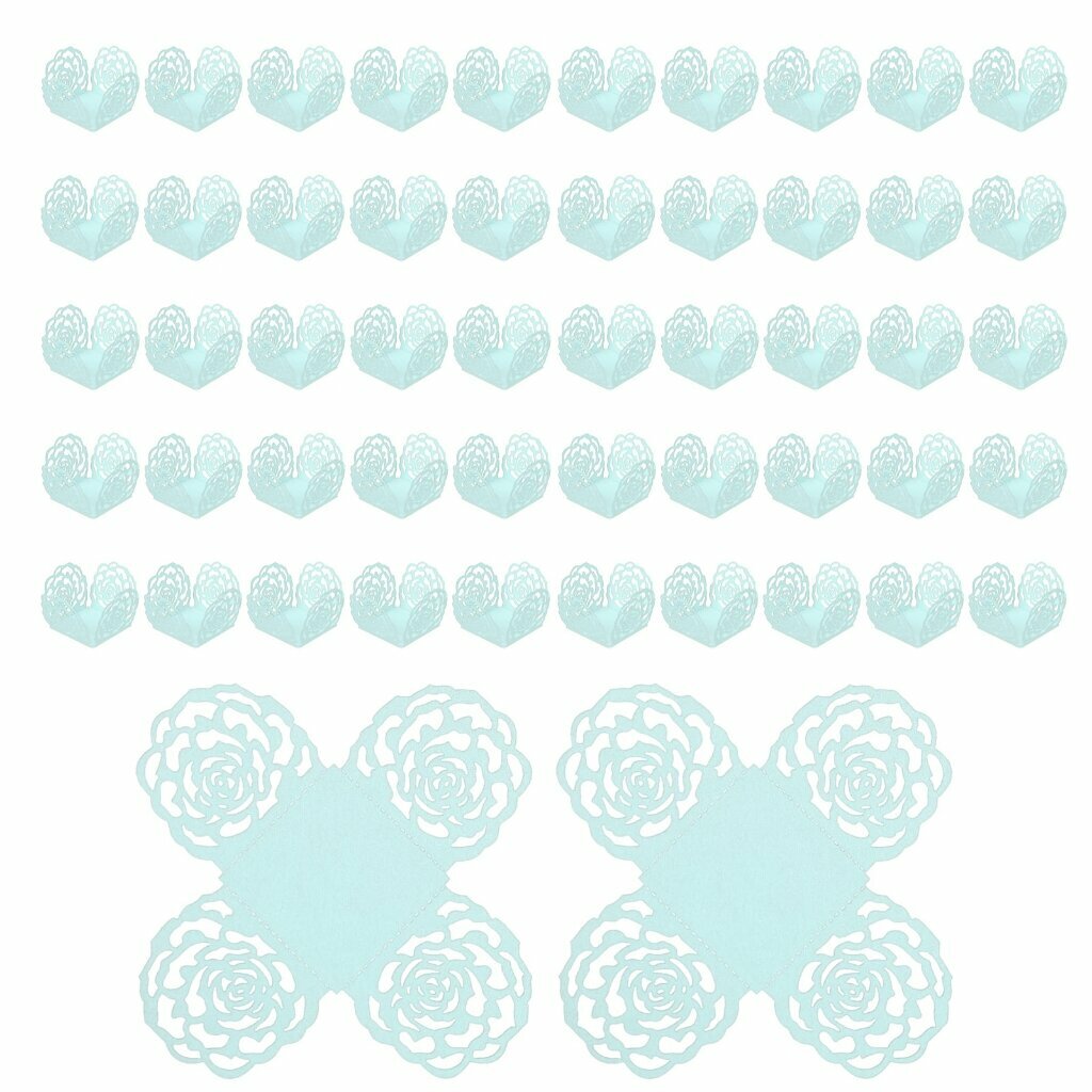 50шт Бумажные Шоколадные Обертки Чашки Вкладыш Для Торта Чашка Свадебные Конфеты Коробка Шоколада Для Свадебных Приемов Свадебные Души